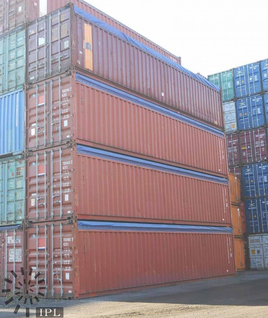 open top shipping container